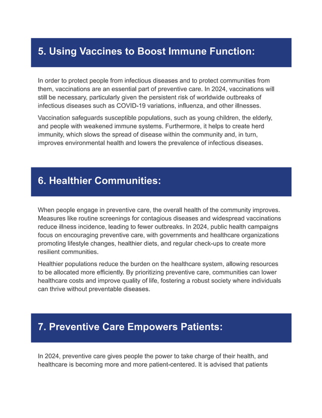 Preventive care to preserve healthy life | PDF