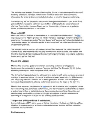 Mamma Mia | PDF