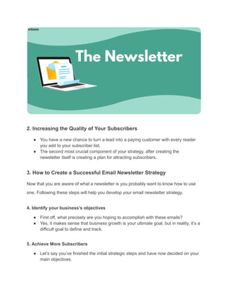 What Is Newsletter : Purposes Advice | PDF