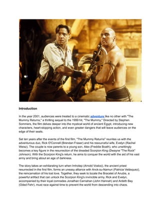 The Mummy Returns Pdf