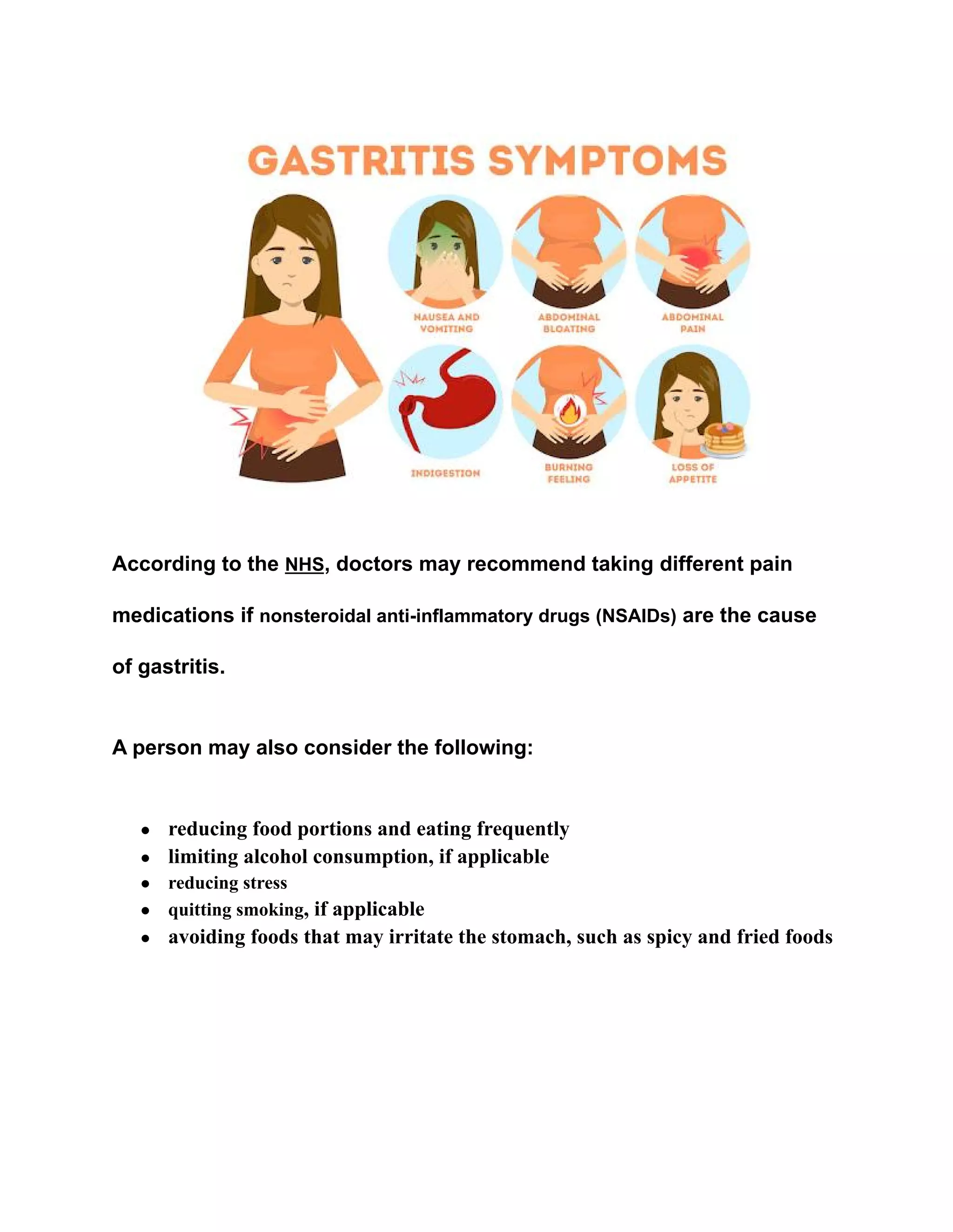 How to treat and prevent gastritis | PDF