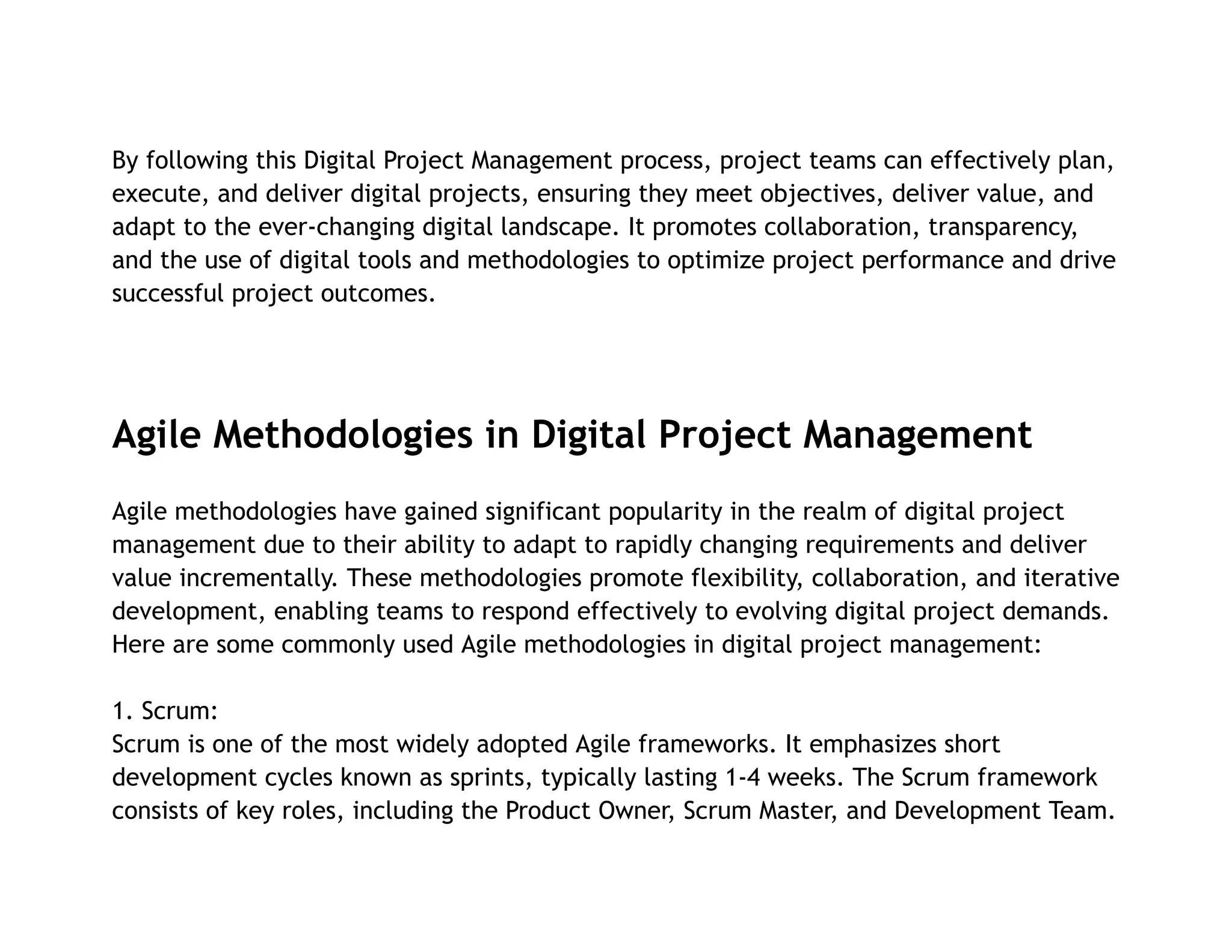 Digital Project Management: A Comprehensive Guide | PDF