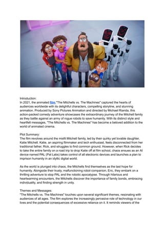 mitchells against the machines | PDF