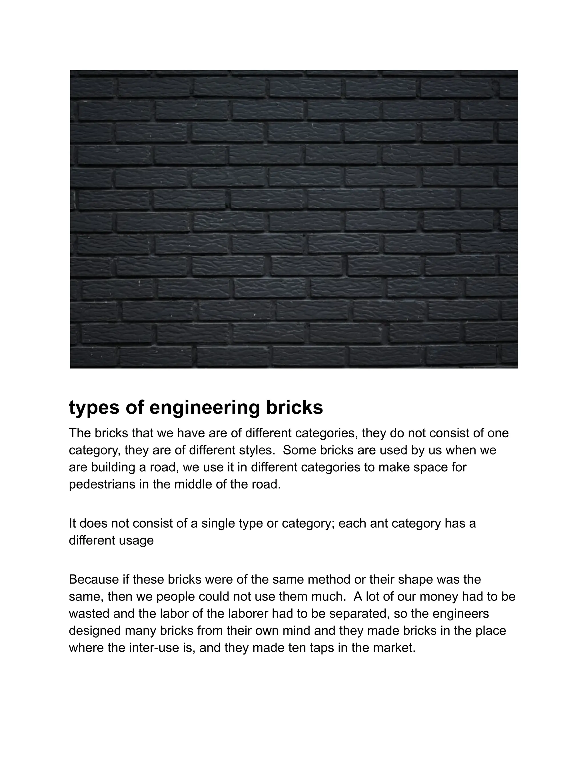 Engineering bricks | PDF