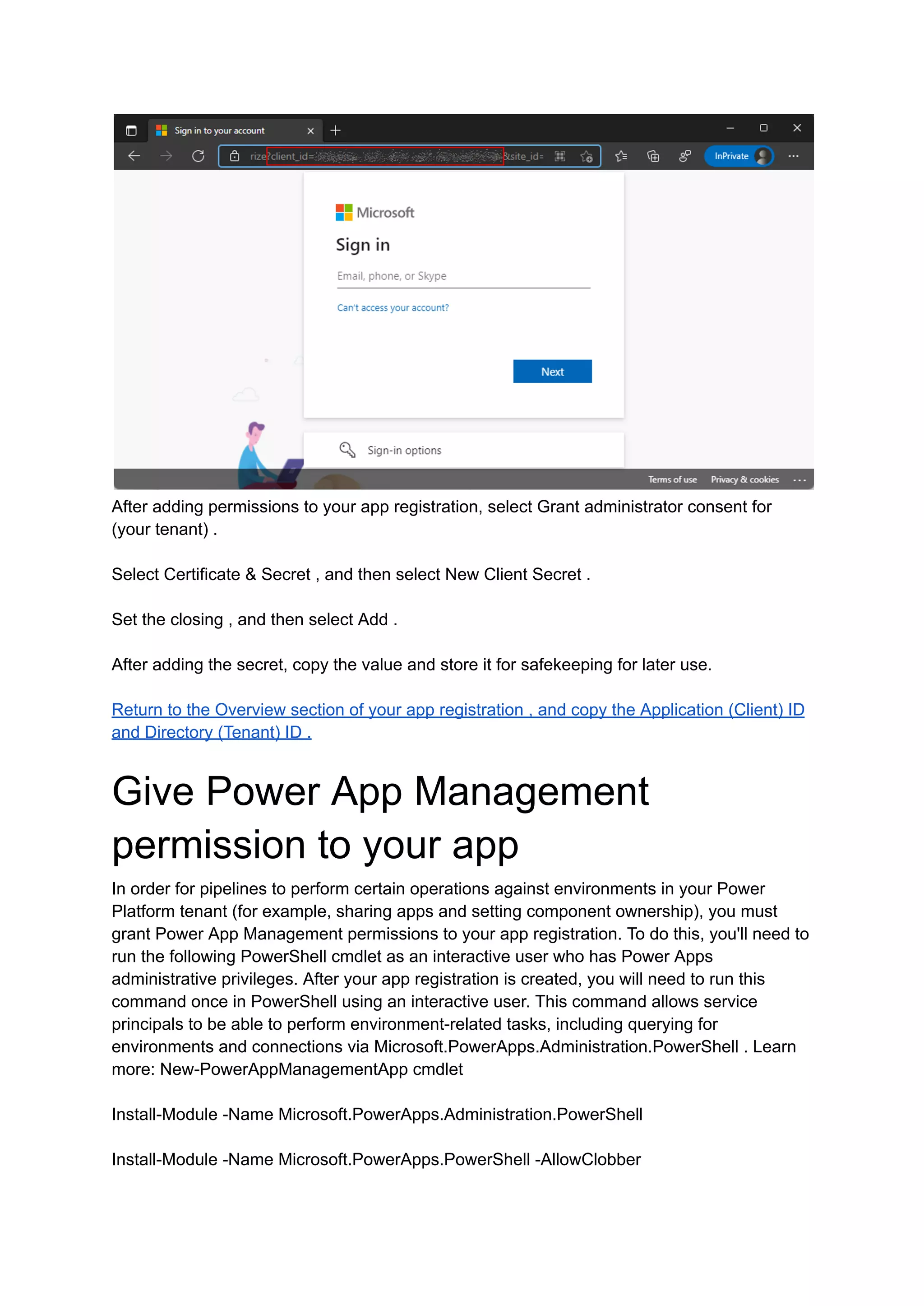 Manually set up ALM accelerator for Power Platform components | PDF