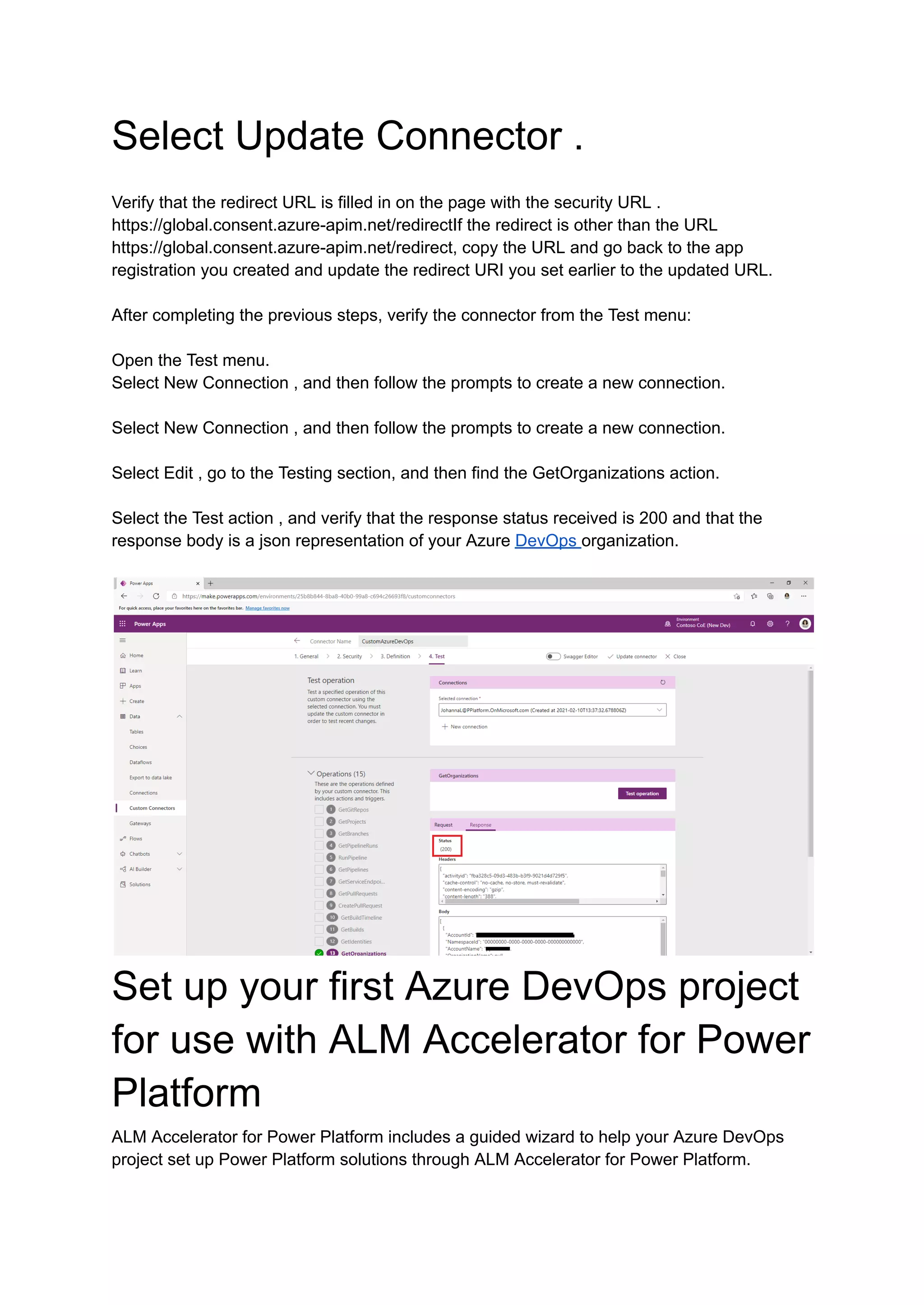 Manually set up ALM accelerator for Power Platform components | PDF