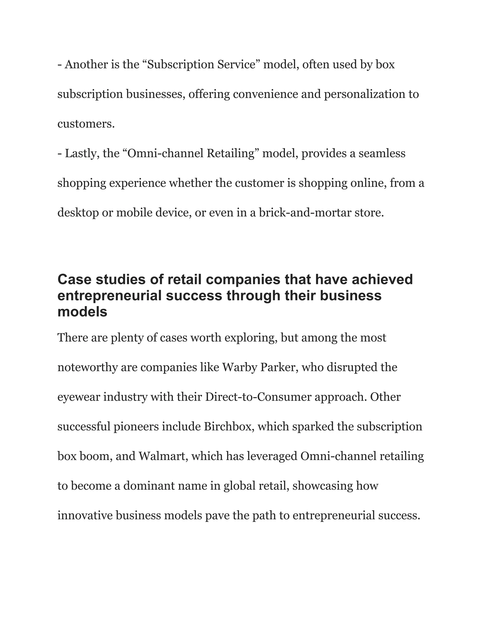 50 Innovative Business Models: The Keys to Entrepreneurial Success | PDF