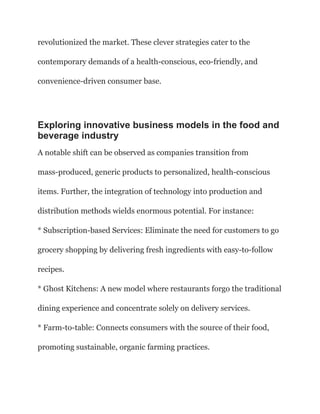 50 Innovative Business Models: The Keys to Entrepreneurial Success | PDF