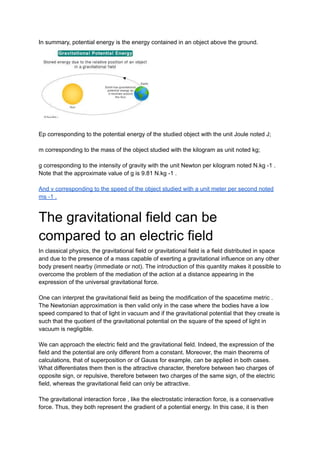 Kinetic energy and gravitational potential energy | PDF