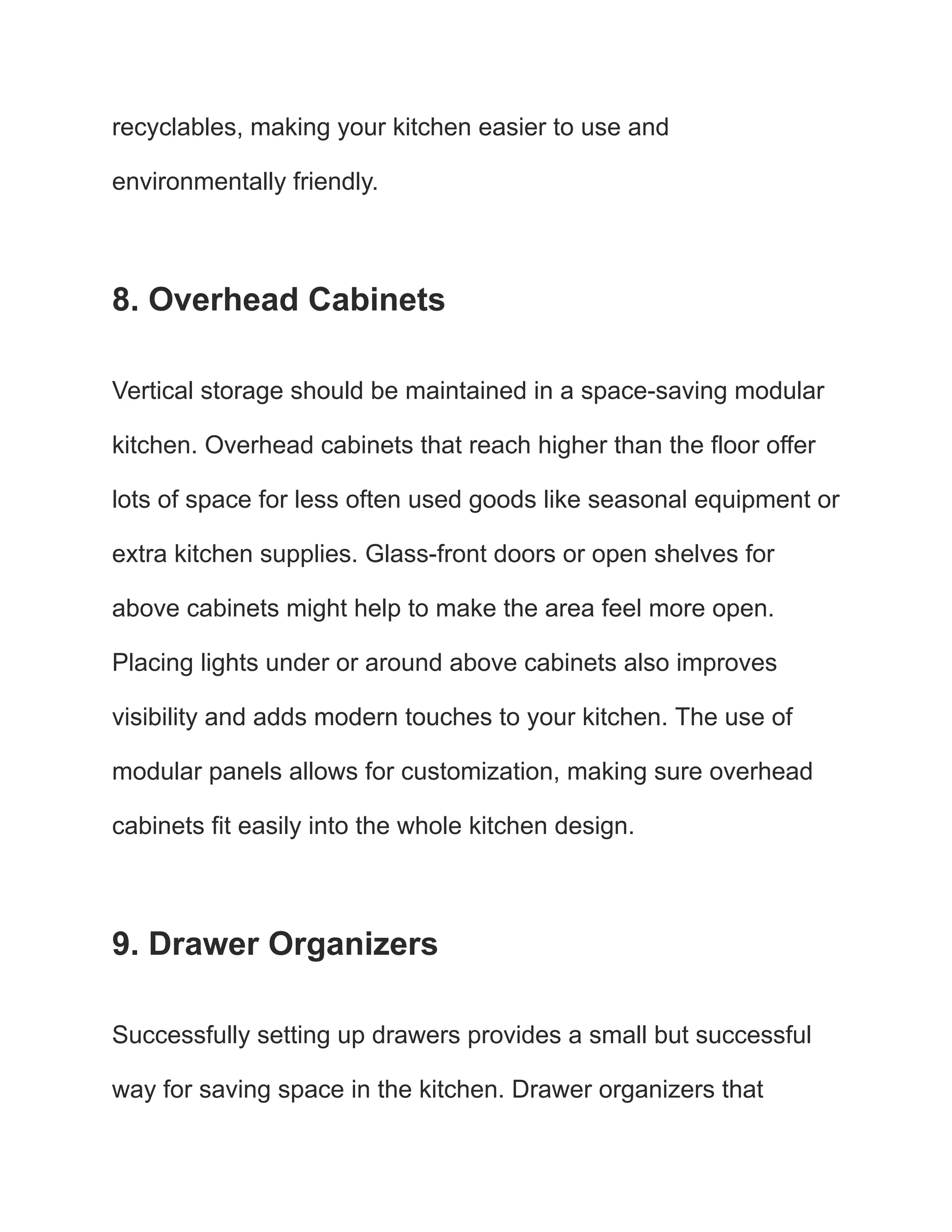 Top 10 Space-Saving Modular Kitchen Ideas | PDF