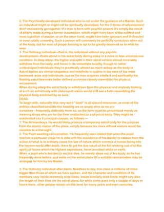 Navigate the Astral Plane | PDF