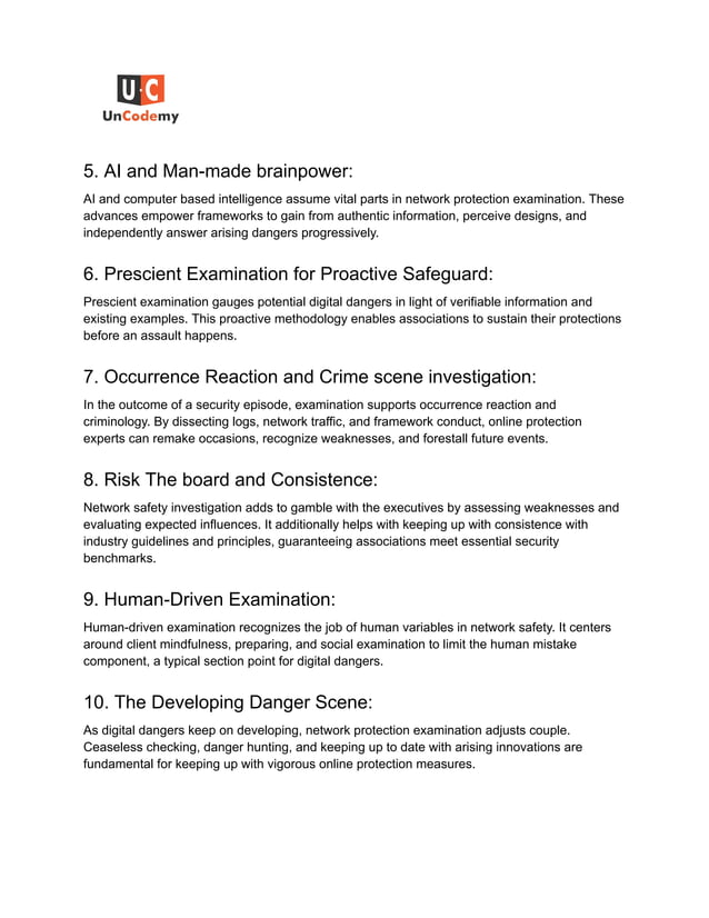 Cybersecurity Analytics Identifying And Mitigating Threats Pdf Information And Network