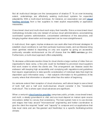 Hybrid and Multiple Cloud | PDF