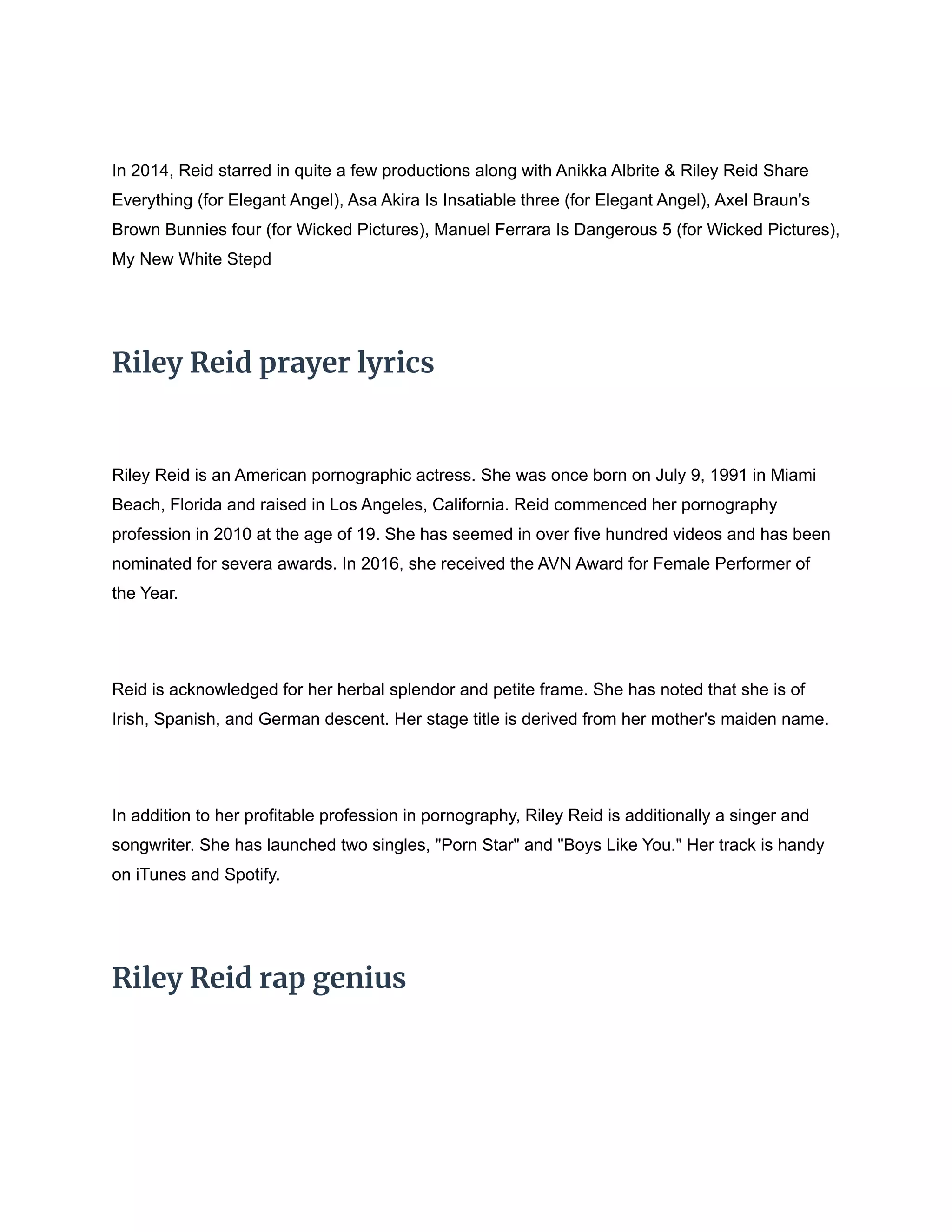 Riley Reid, Biography.pdf