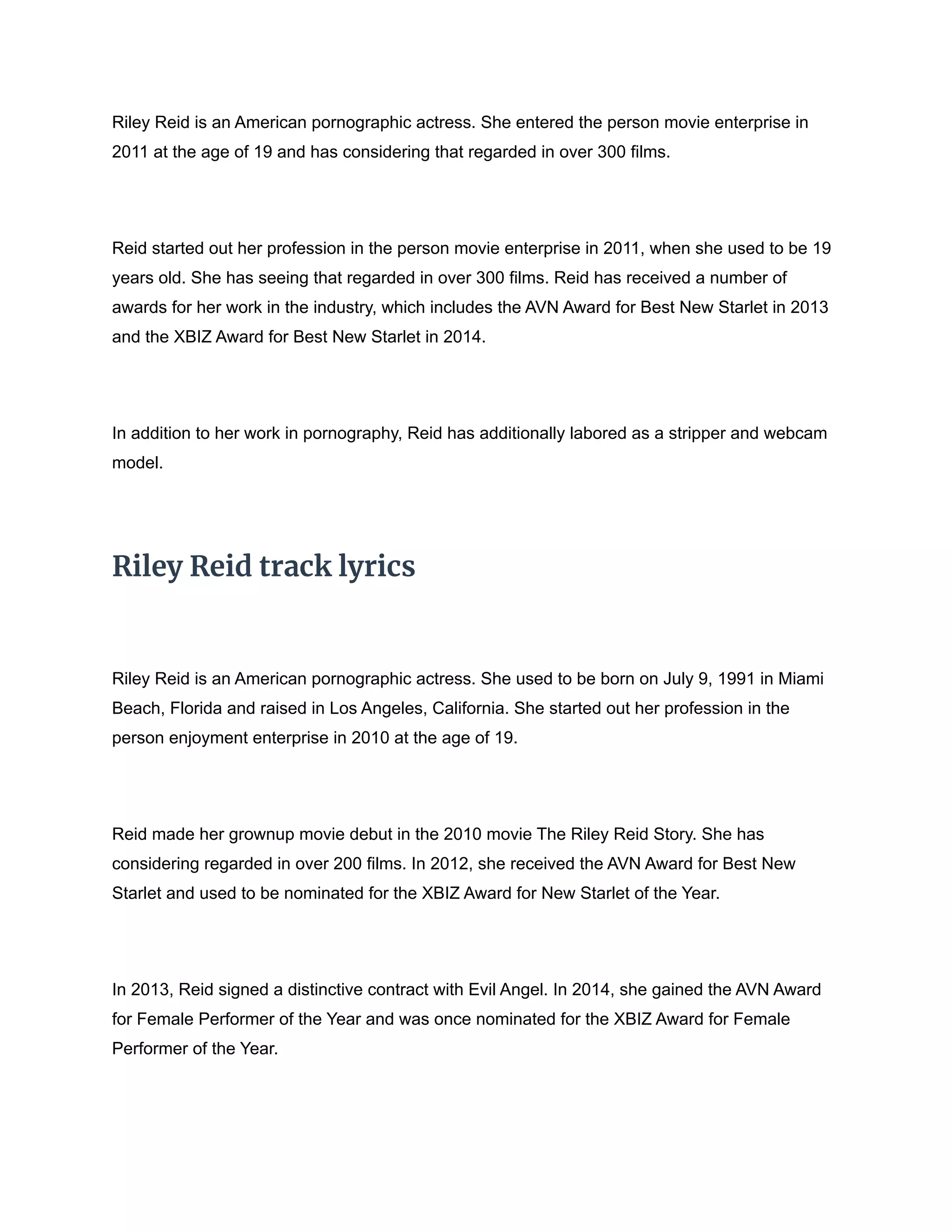 Riley Reid, Biography.pdf