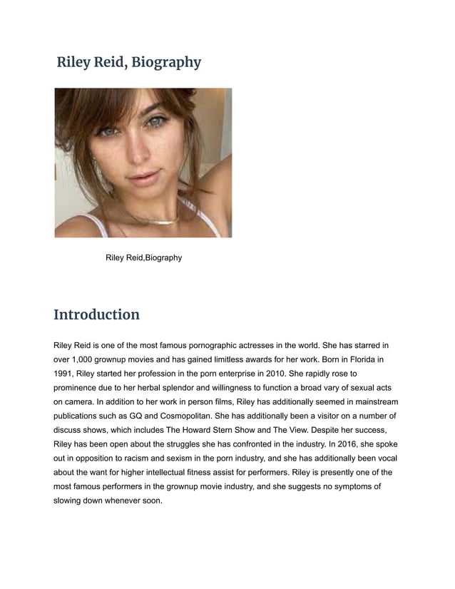 Riley Reid, Biography.pdf