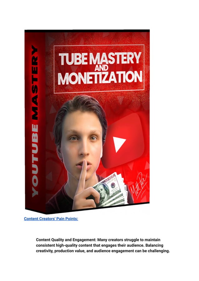 YouTube Mastery, Monetization, and Revenue Checklist | PDF