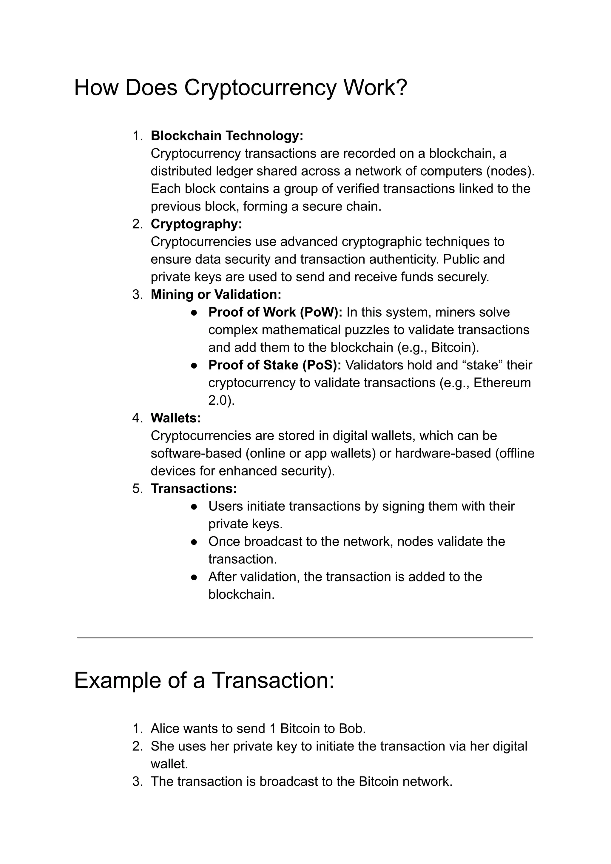 What is Cryptocurrency and how does it work? | PDF
