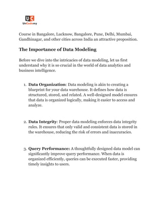 Exploring Data Modeling Techniques in Modern Data Warehouses | PDF