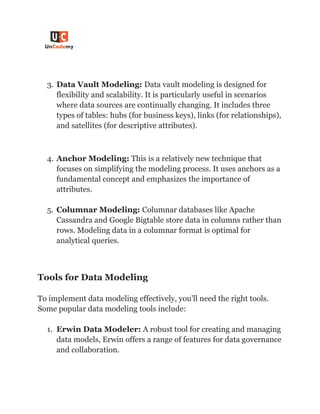 Exploring Data Modeling Techniques in Modern Data Warehouses | PDF