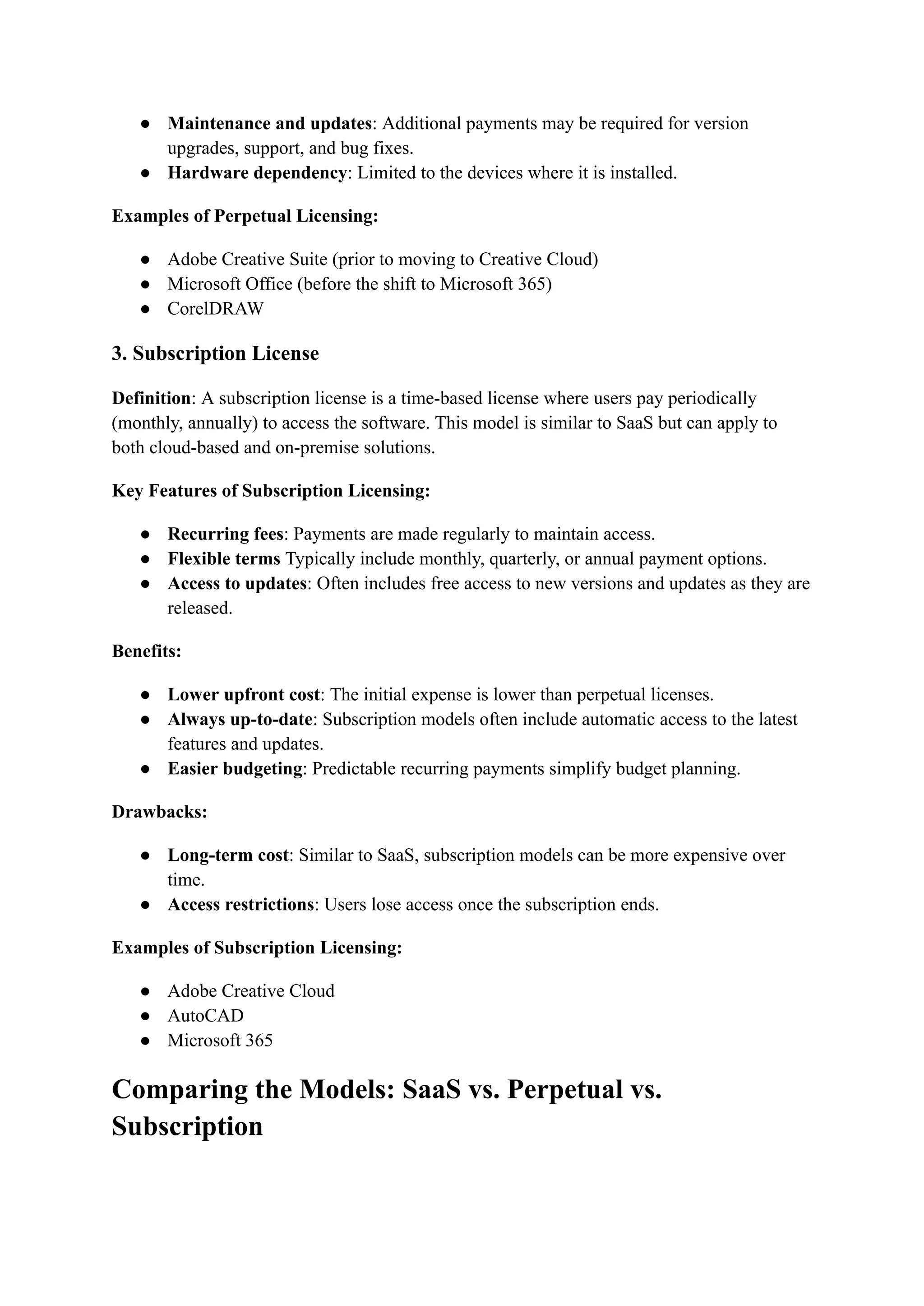 Understanding Software Licensing Understanding Software Licensing ...