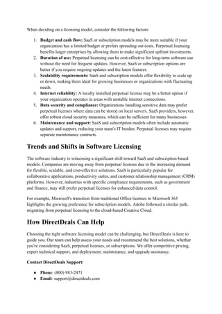 Understanding Software Licensing Understanding Software Licensing ...