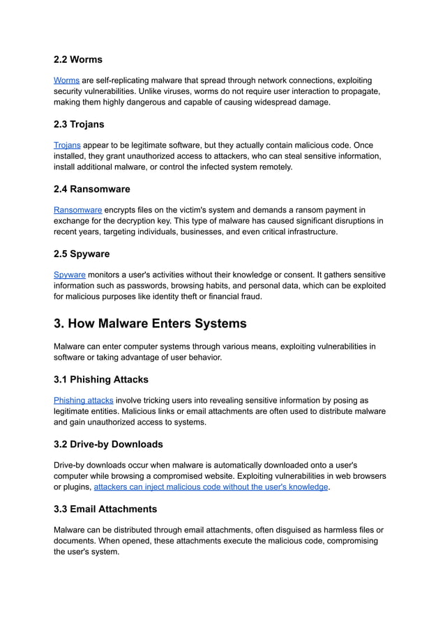 Malware Detection and Prevention | PDF
