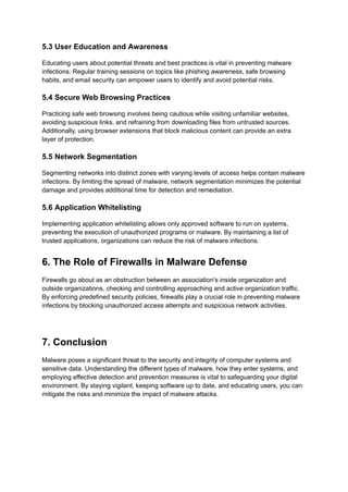 Malware Detection and Prevention | PDF