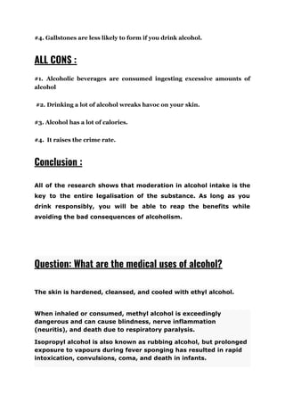 EVERYTHING YOU NEED TO KNOW ABOUT ALCOHOL | PDF