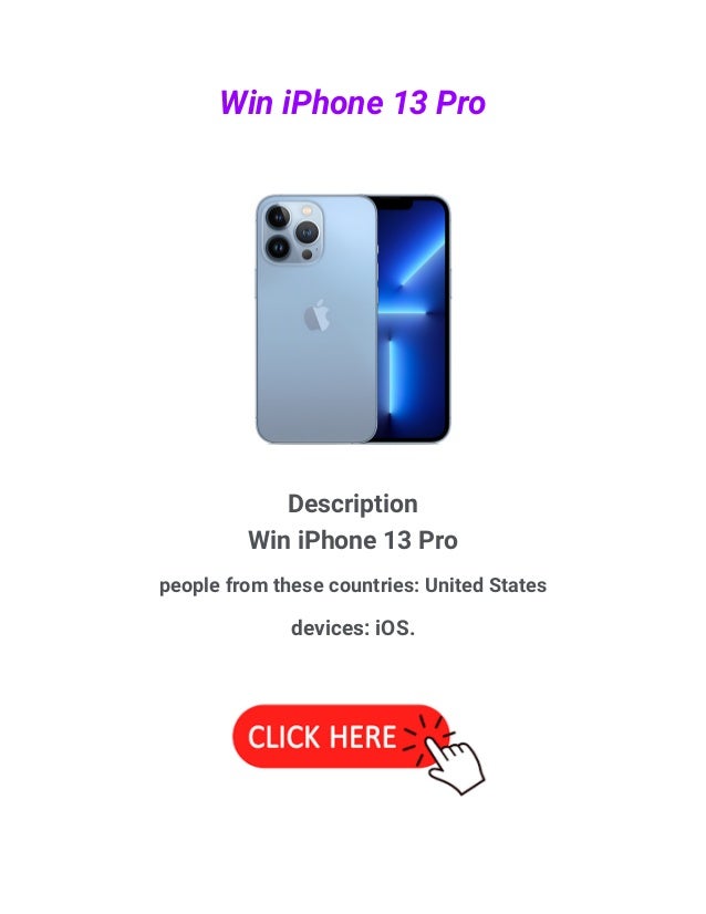 Win iPhone 13 Pro | PDF