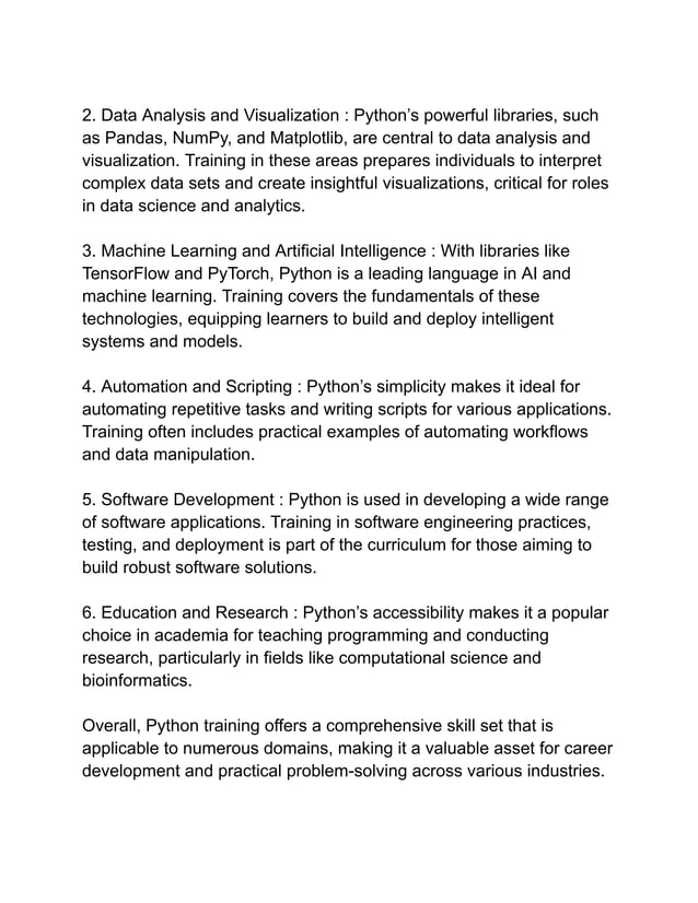 python training in chandigarh | PDF python training in chandigarh | PDF