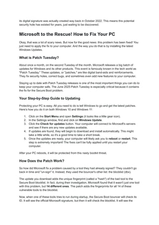 How to Patch Your Windows PC Now to Prevent Bootkit Malware Infestation ...