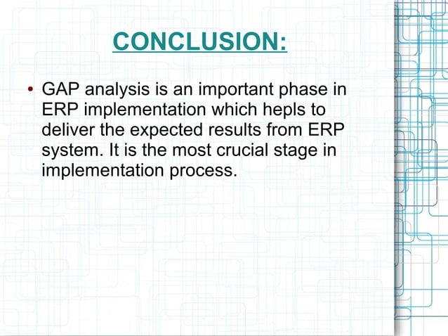 GAP ANALYSIS | PPT