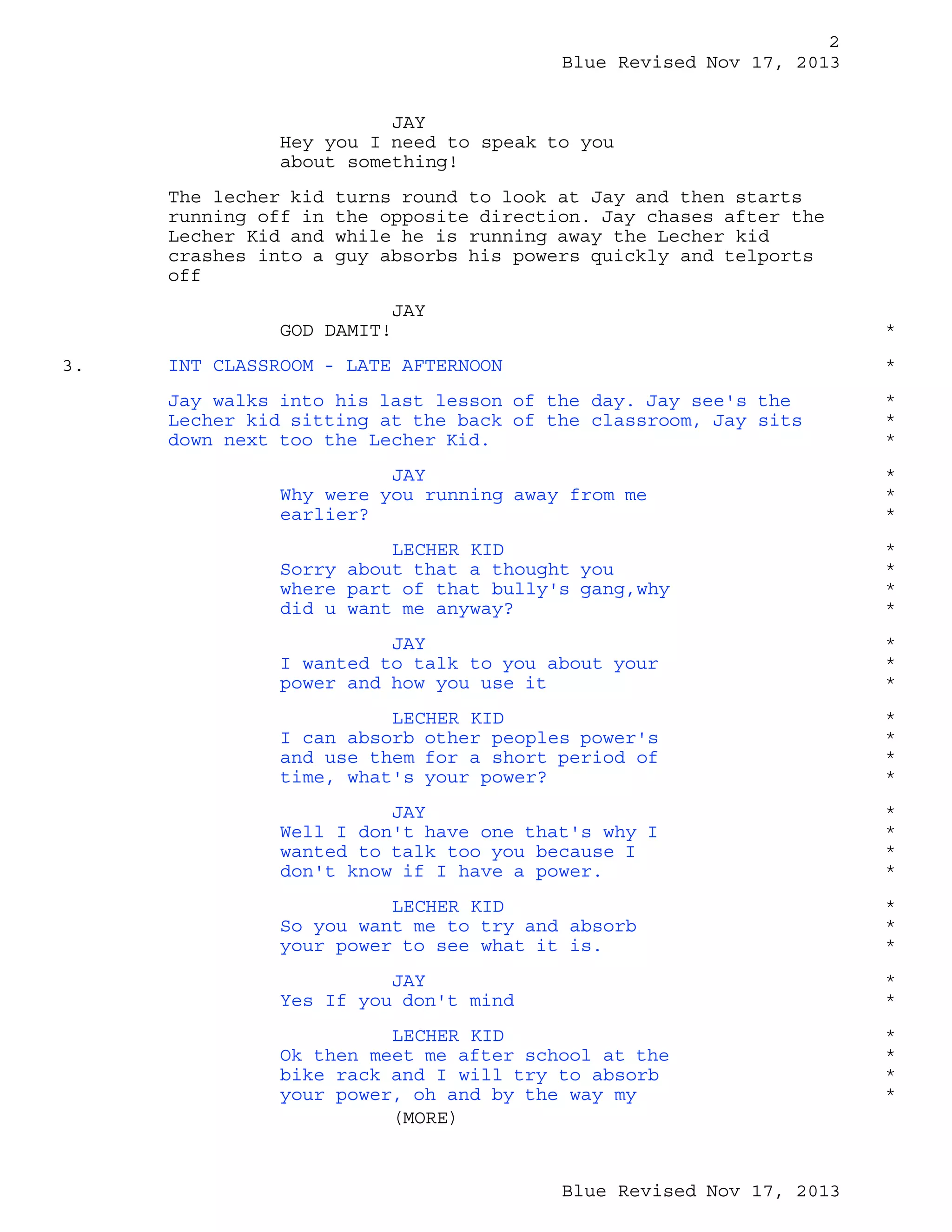 Untitled film script draft 2 | PDF