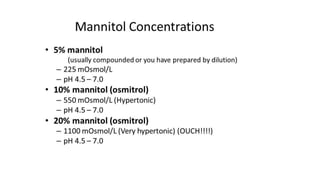 Mannitol | PDF