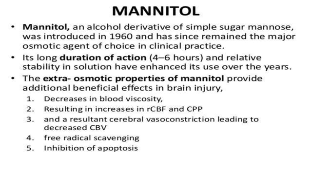 Mannitol | PDF