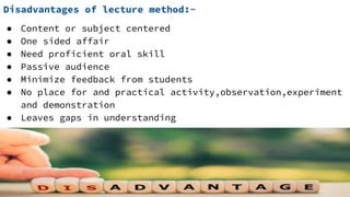 Lecture and discussion | PDF