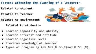 Lecture and discussion | PDF