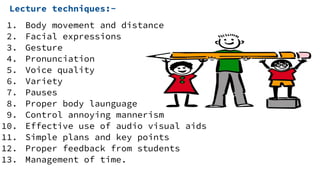 Lecture and discussion | PDF