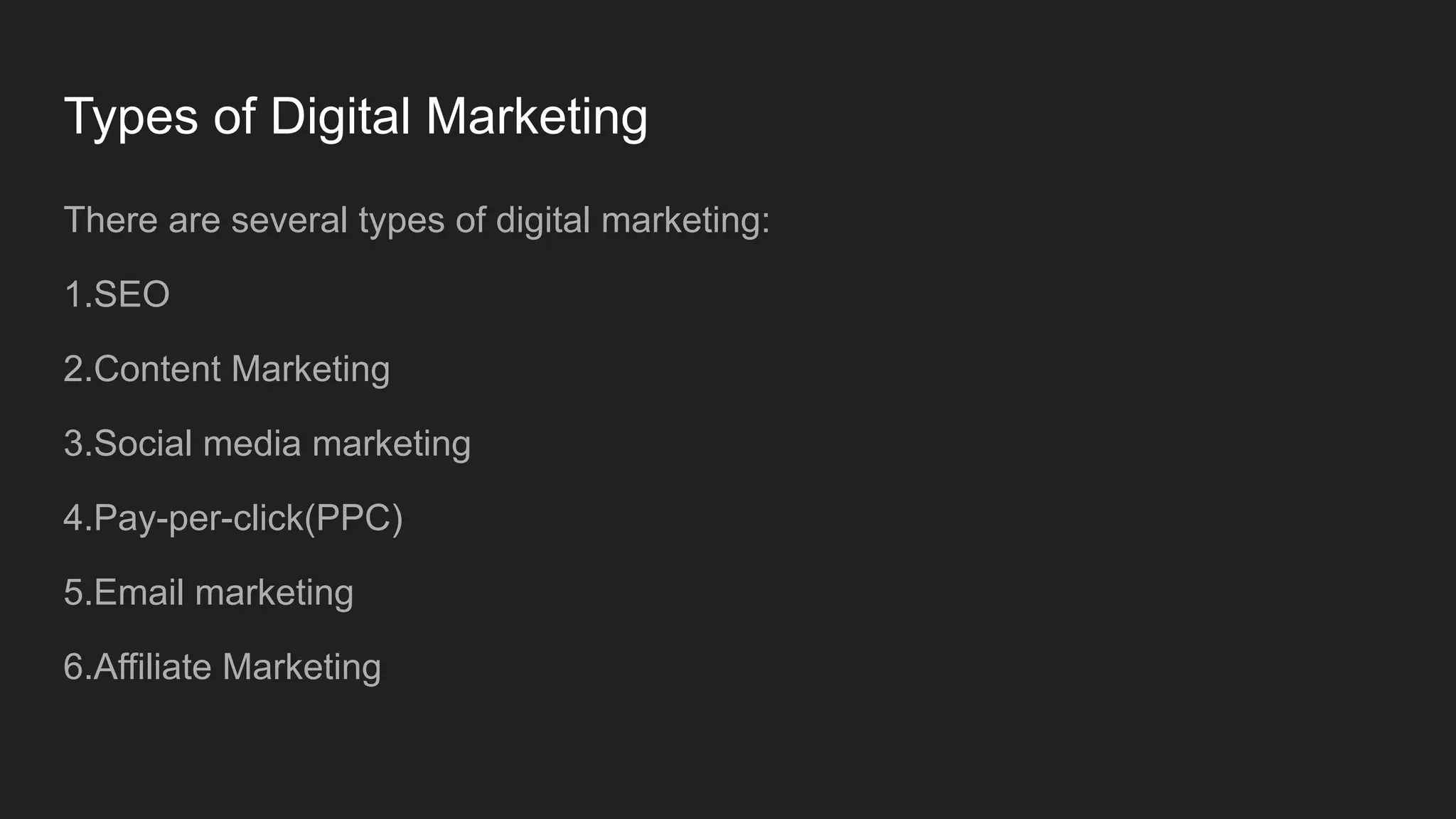 Digital marketing and marketing types | PDF