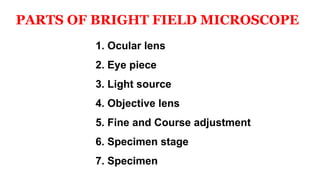 Bright Field Microbiology//ppt Microbiology | PPTX