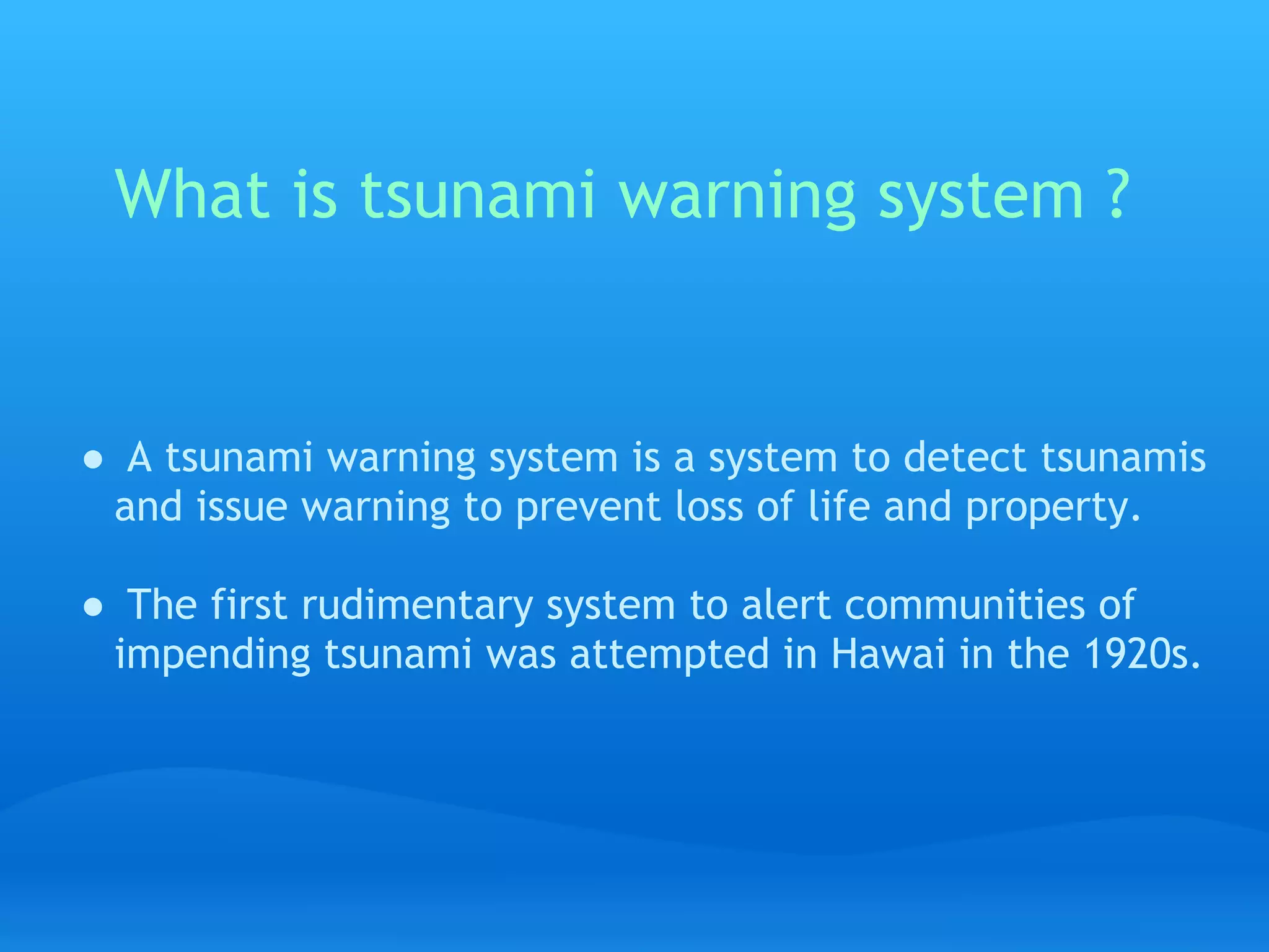 Homework-tsunami warning system | PDF | Science