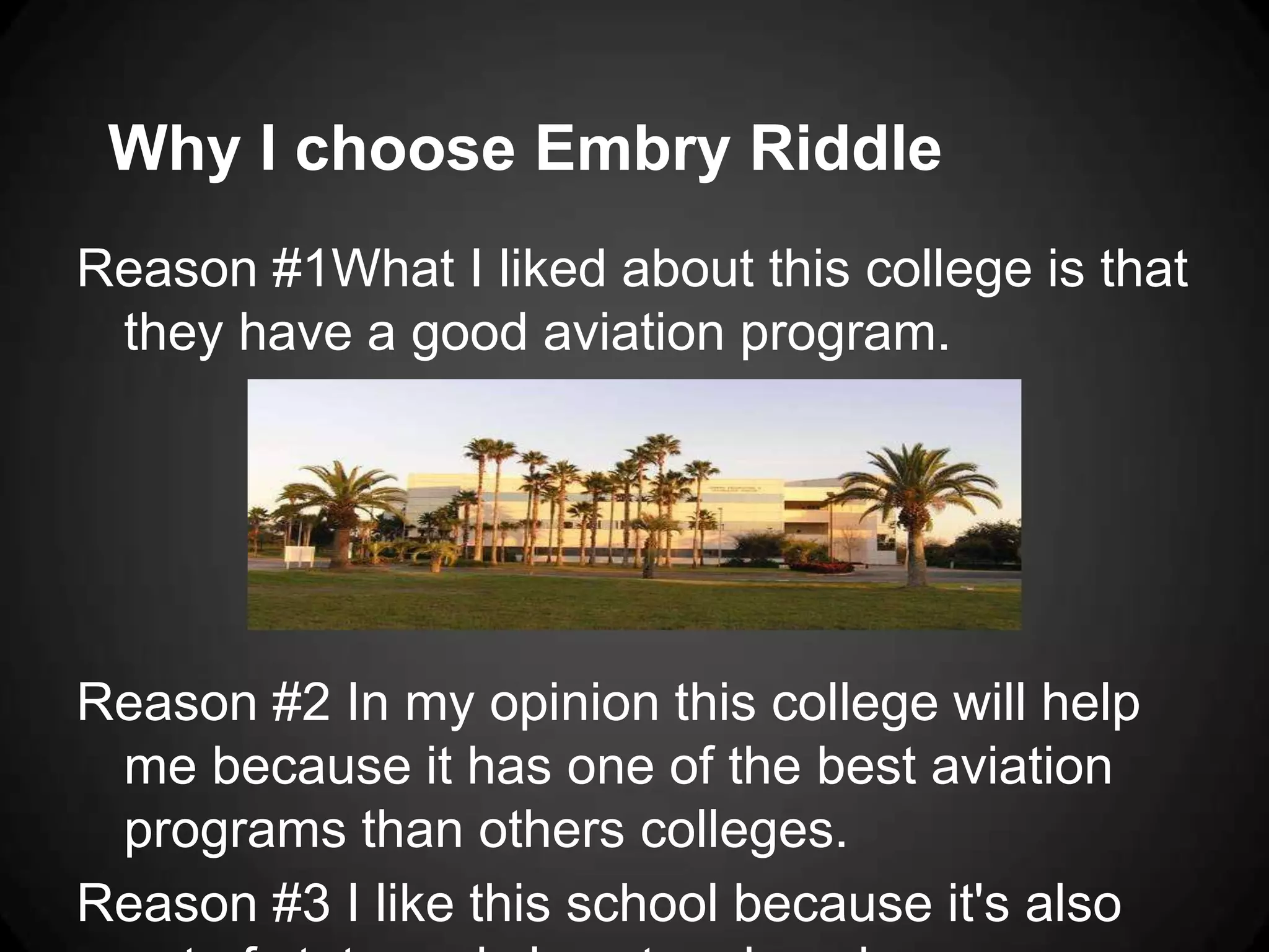 my freshman year at embry riddle julio napoles | PPT