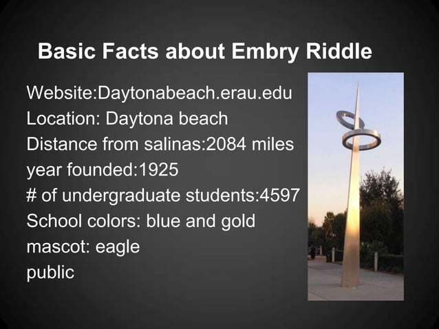 my freshman year at embry riddle julio napoles | PPT