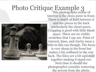 Critiquing Photographs | PDF