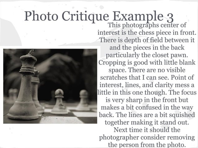 Critiquing Photographs | PDF
