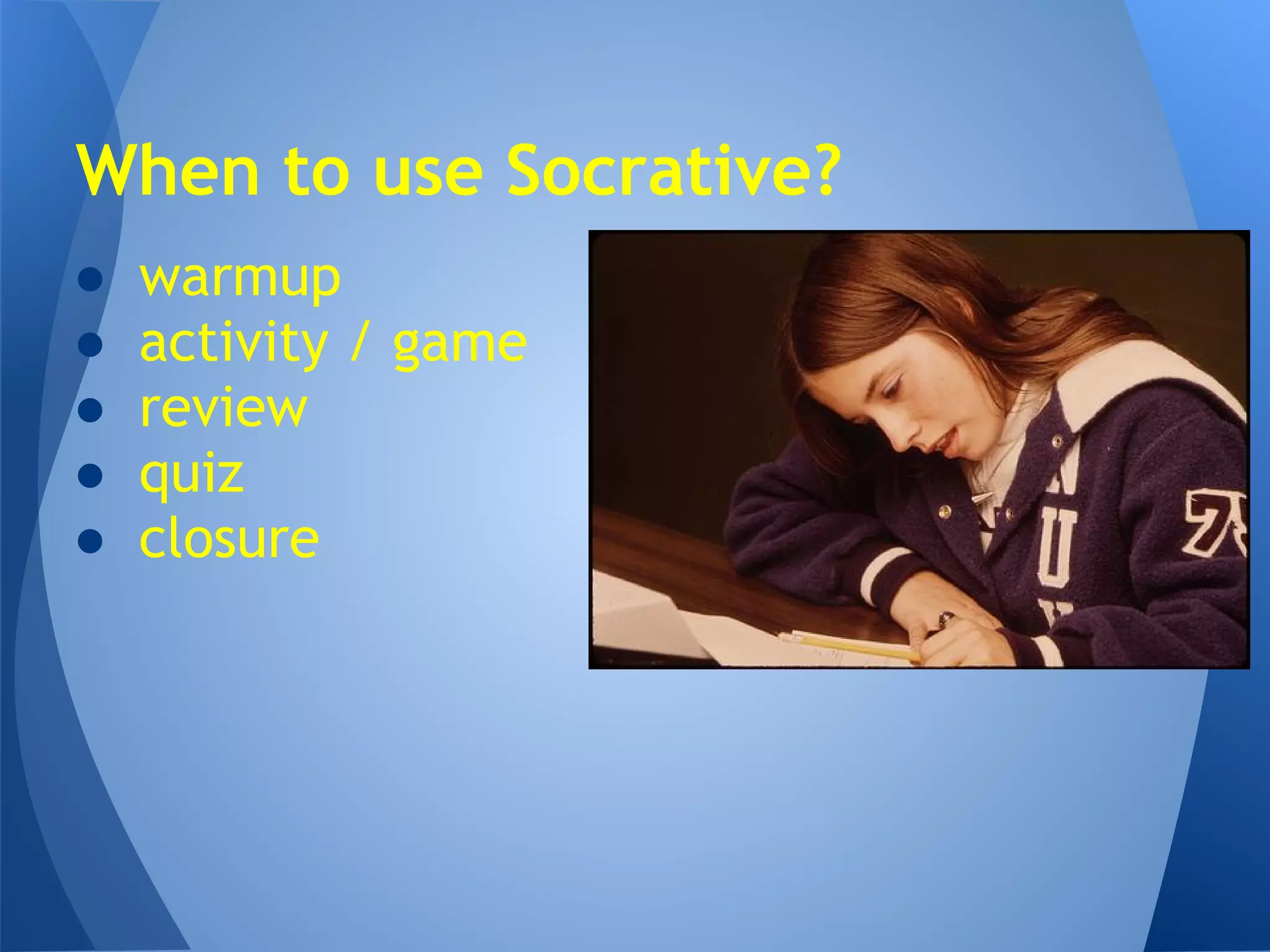 Using Socrative in the Classroom | PPT
