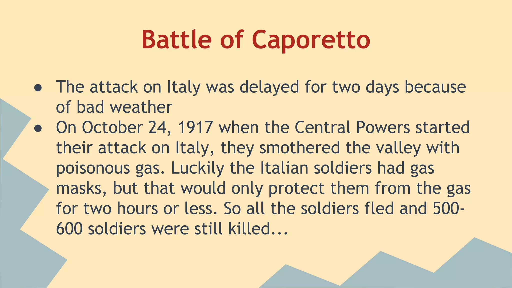 Treaty of London and Battle of Caporetto | PDF