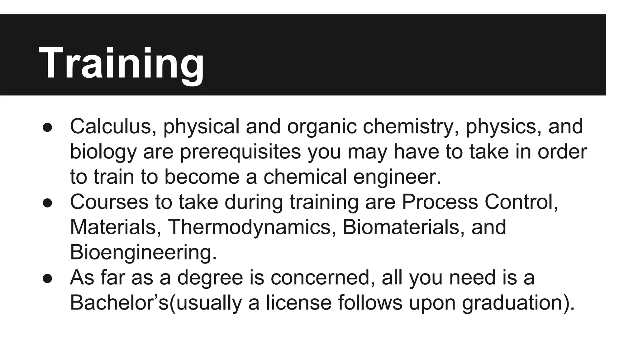 Chemical Engineer Intro presentation | PDF