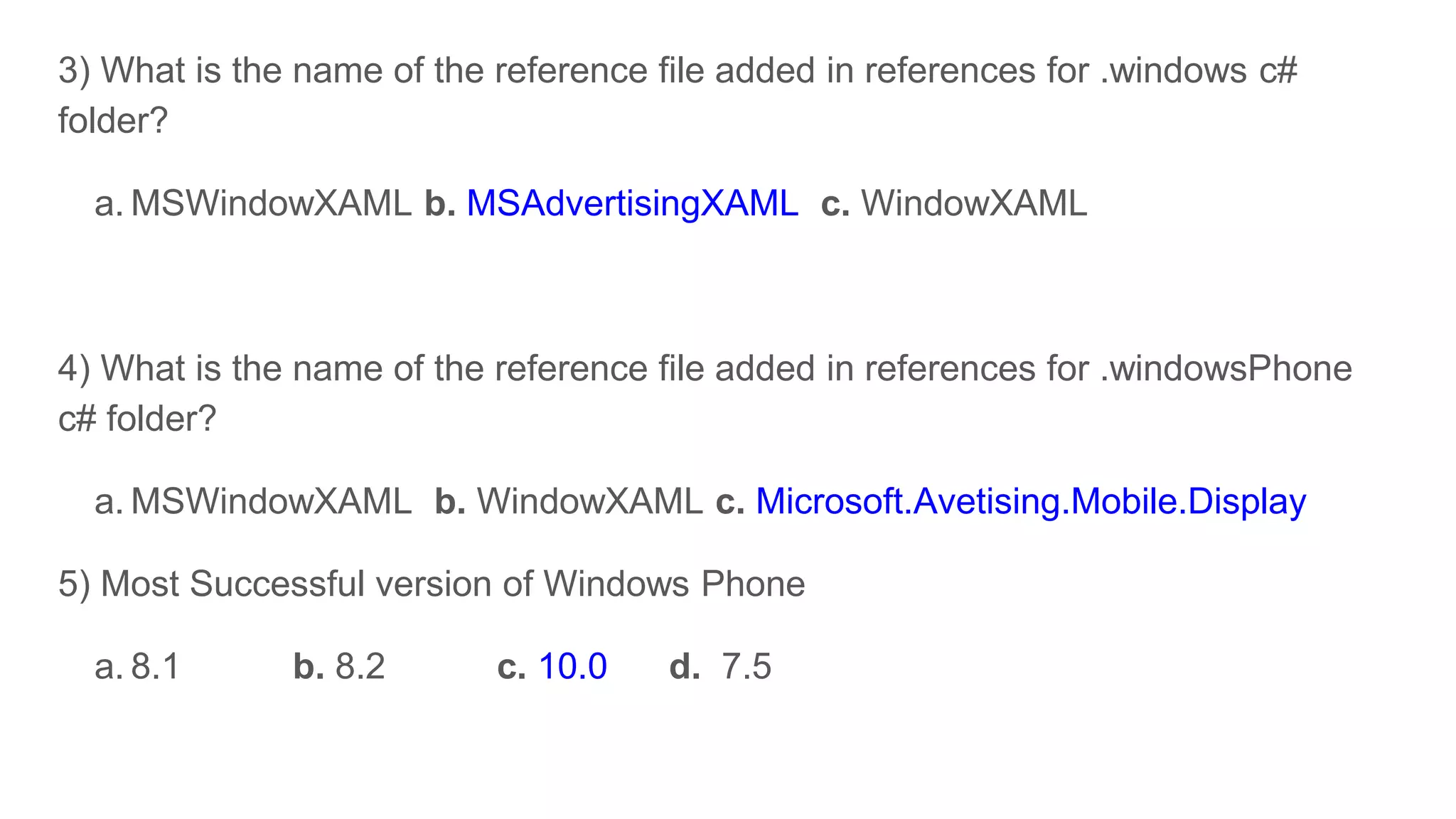 EAD presentation Winodws mobile phone app | PPT